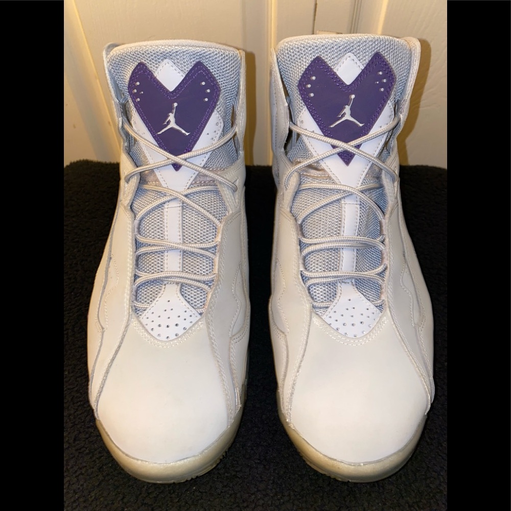 Men’s Jordan True Flight Wolf Grey Purple - Gem
